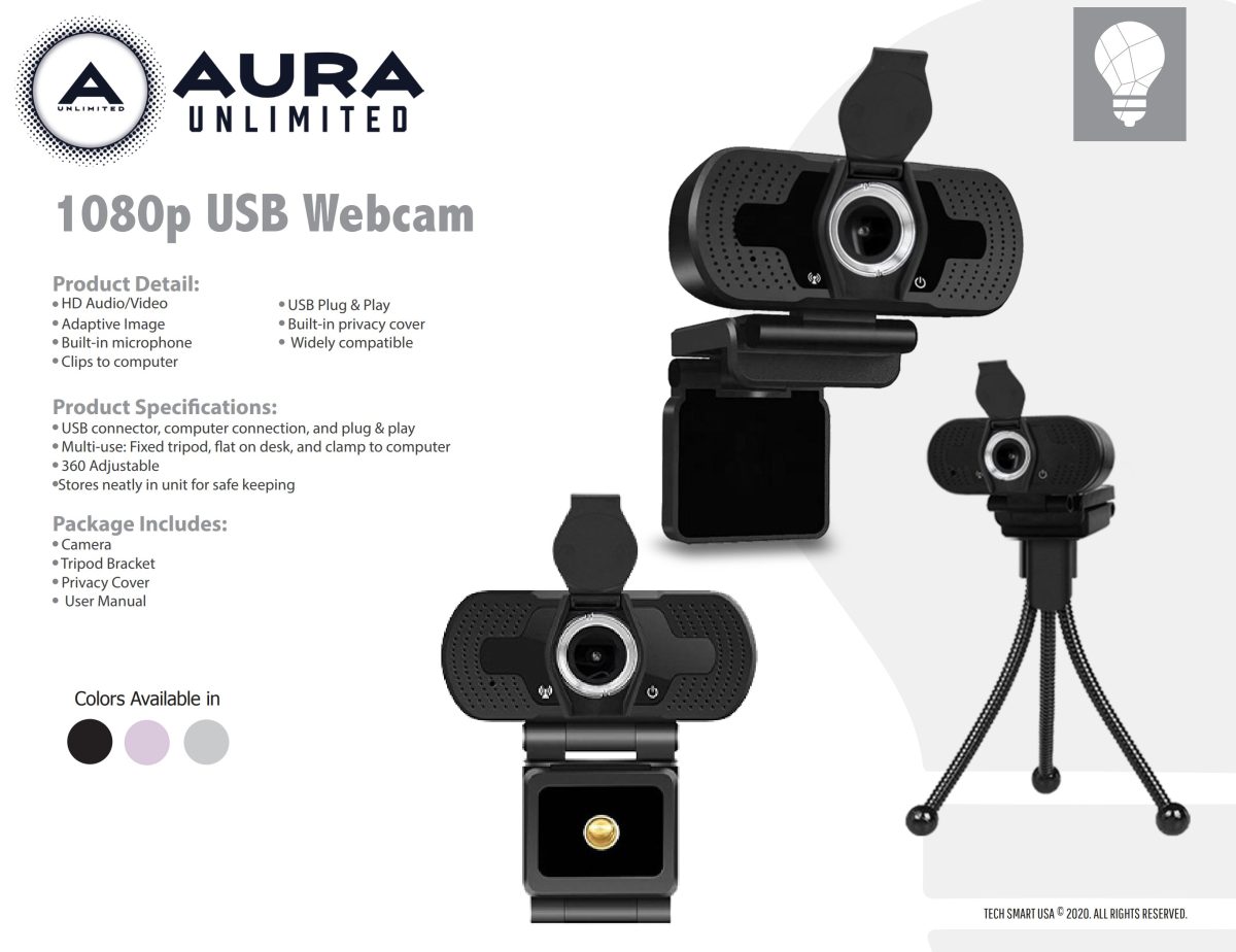 1080p USB WebCam Bundle with Photo & Video Pro software – Tech Smart ...