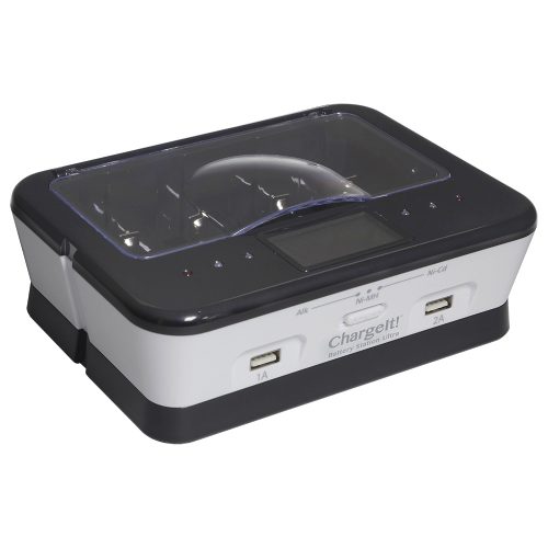 ChargeIt! Battery Station Ultra - Alkaline and Lithium Battery ...