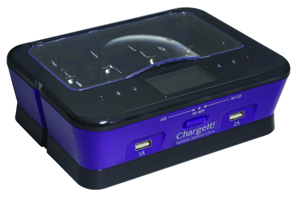 ChargeIt! Battery Station Ultra - Alkaline and Lithium Battery ...