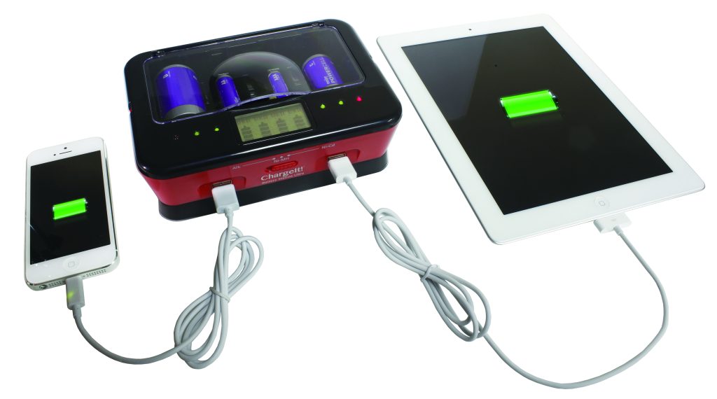 ChargeIt! Battery Station Ultra - Alkaline and Lithium Battery ...