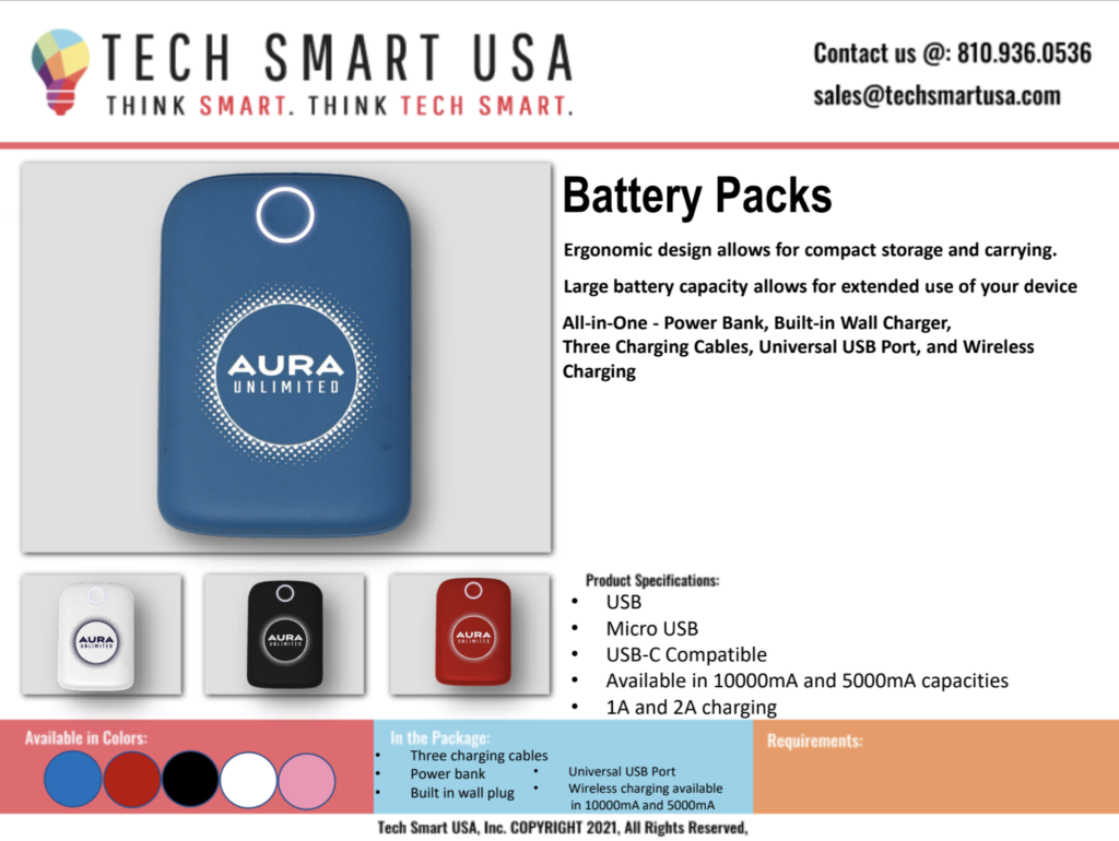 Battery Packs - Tech Smart USA